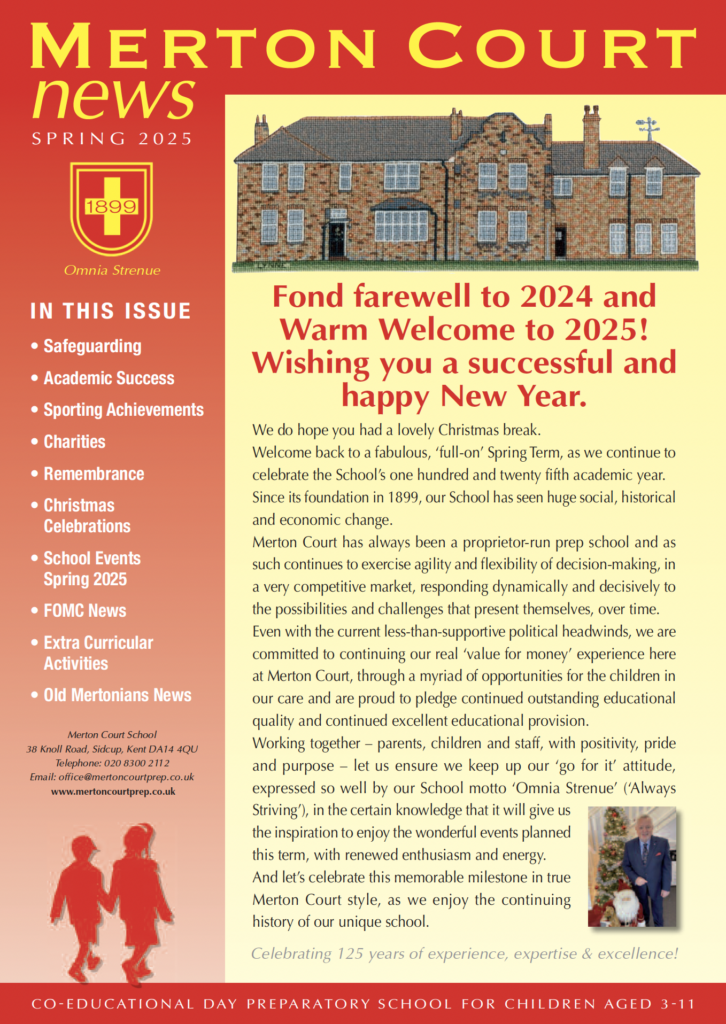 Spring 2025 Newsletter - Merton Court Prep School